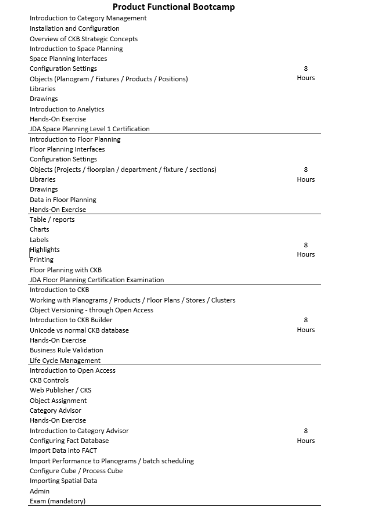 CatMan Accreditation Path - Functional