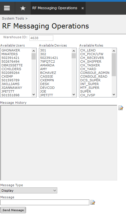 Remote shutdown of RF device Terminals