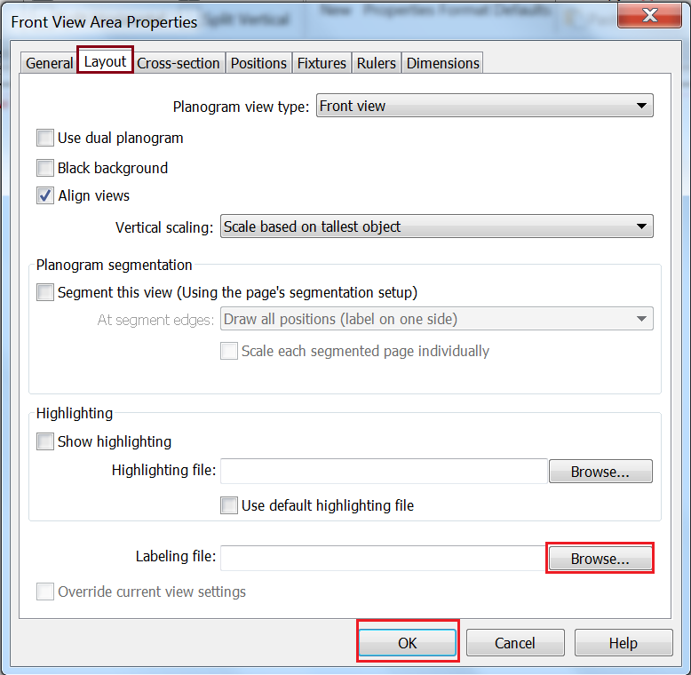 How to display label when printing to pdf?