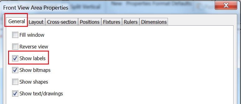 How to display label when printing to pdf?