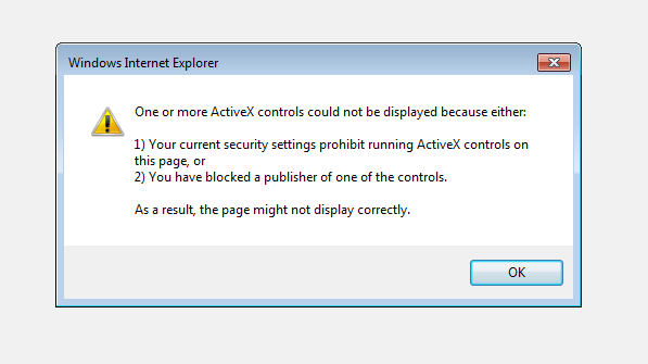 Active X error while accessing the Classic WFMR/ESO application for the ...
