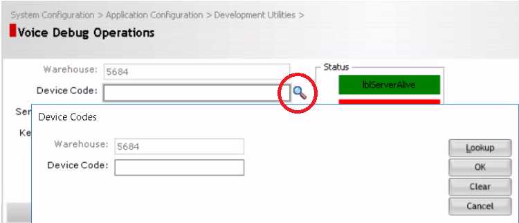 How to enable voice or vocollect tracing