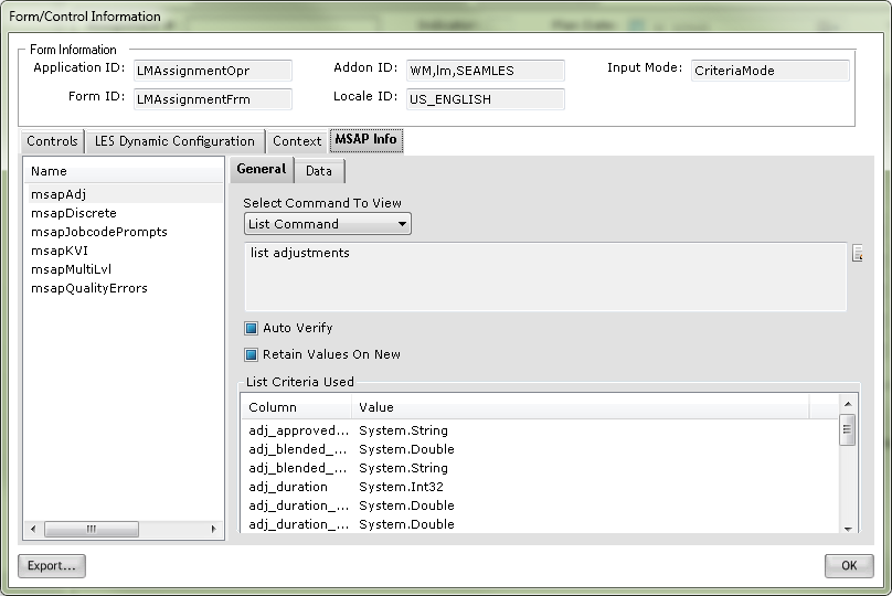 How to use SHIFT F2 to Analyzse for recent changes to Form data