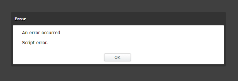 Workaround for errors with User Sign On screen in Web Portal