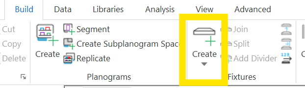 How to create a fixture in Space Planning