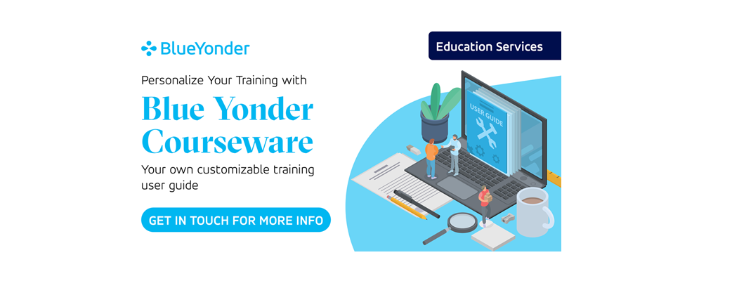 7S News: Personalize your training with Blue Yonder Courseware!